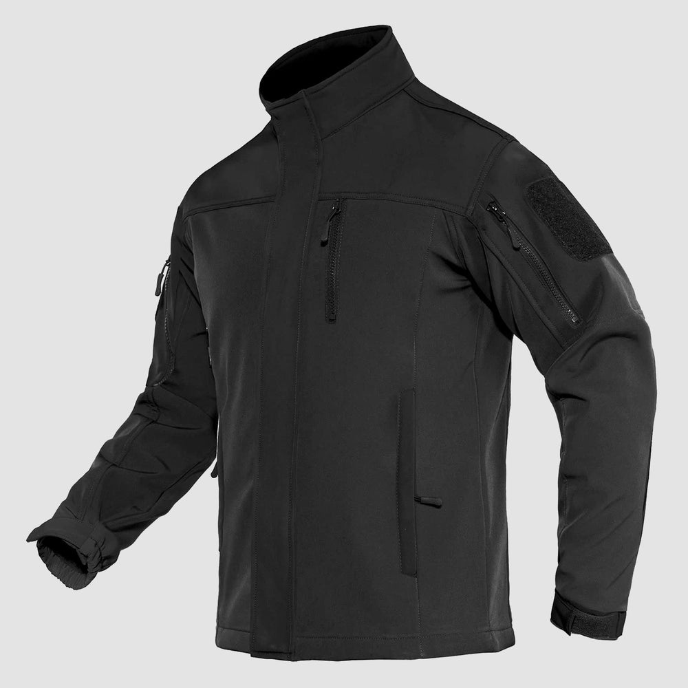 MAGCOMSEN Men's Softshell Tactical Jacket Fleece Lined